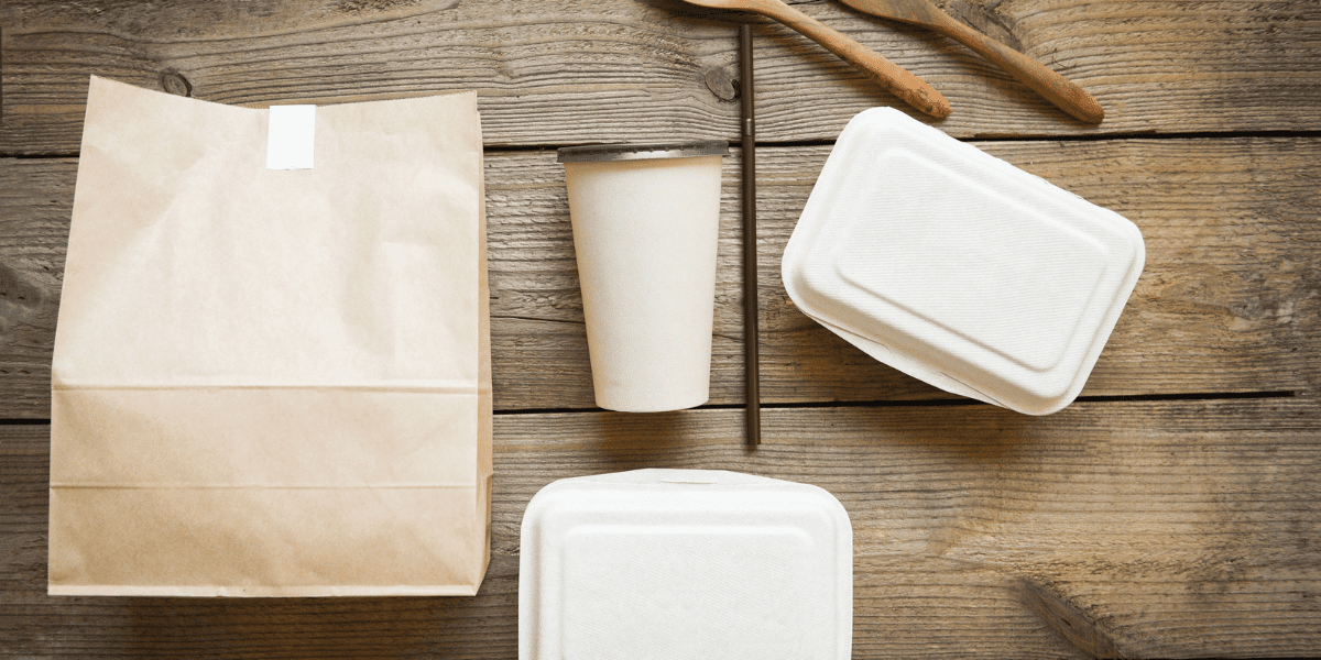Ecological responsible food packaging for takeaway